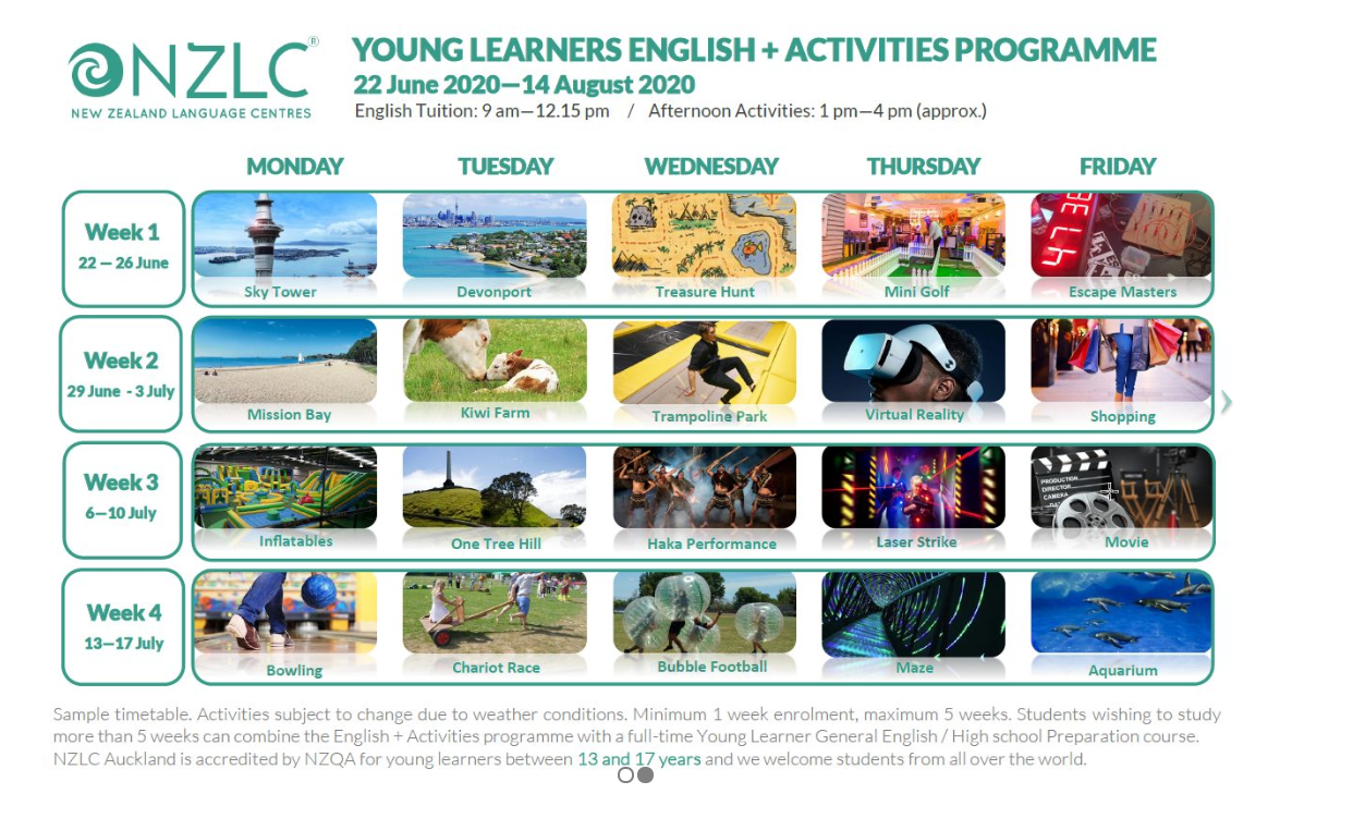 New Zealand Language Centres(NZLC) | ニュージーランド留学エージェントGostudy